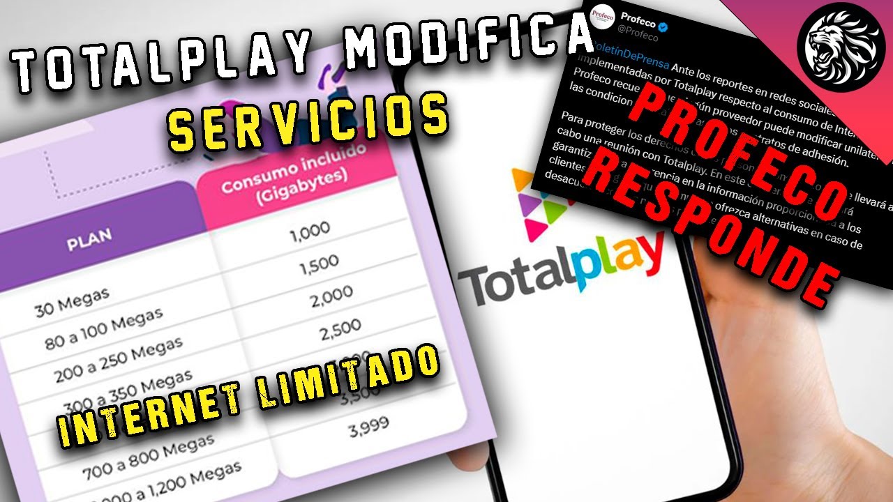 PROFECO RESPONDE a TOTALPLAY por INTERNET LIMITADO Y QUEJAS DE CLIENTES ...