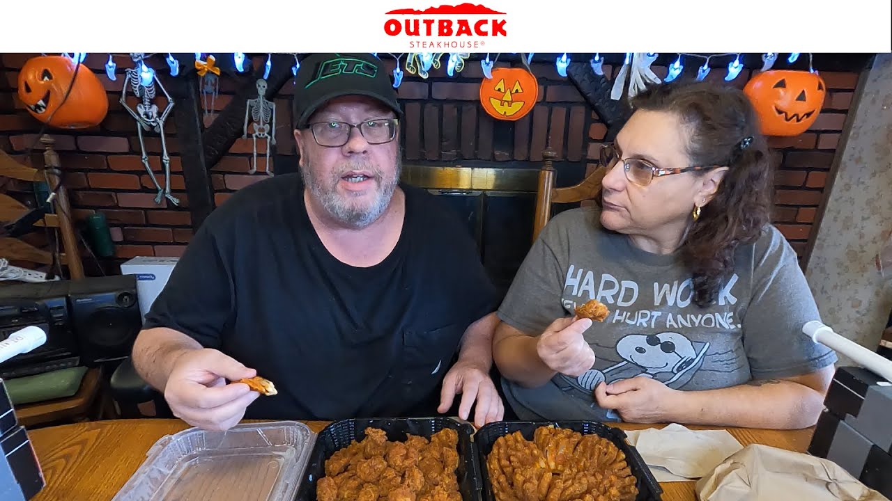 Outback Steakhouse® | Bloomin' Fried Shrimp 🦘🧅🍤 | Taste Test & Review ...