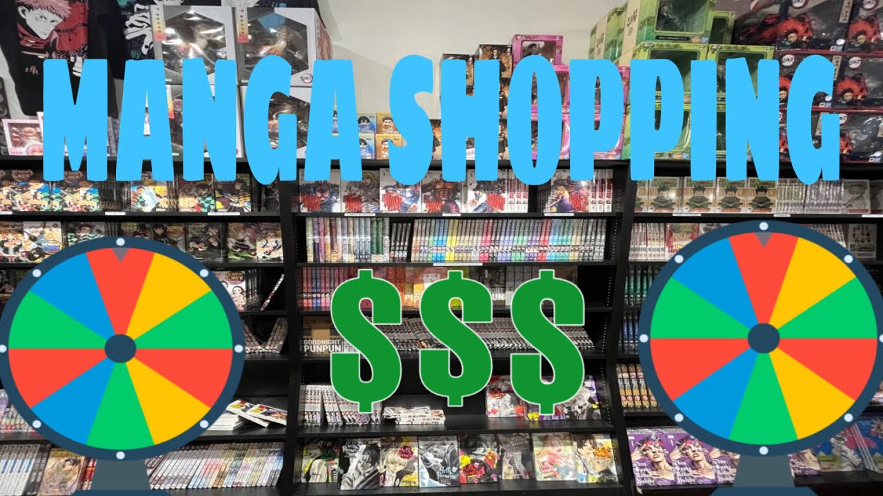 SPIN THE WHEEL MANGA SHOPPING - YouTube