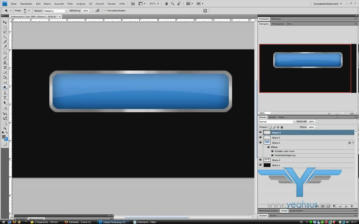 Photoshop Button Tutorial - YouTube