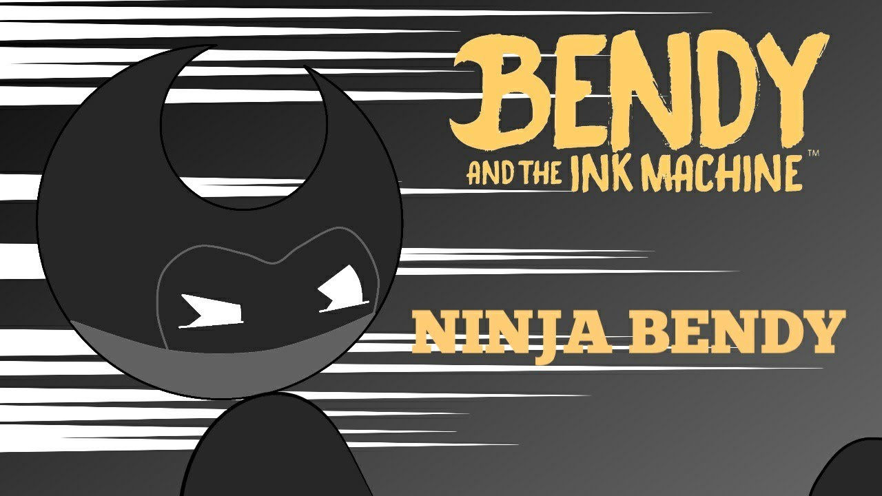 Bendy and the Ink Machine Speedpaint (Ninja Bendy) and (Bendy crying or ...