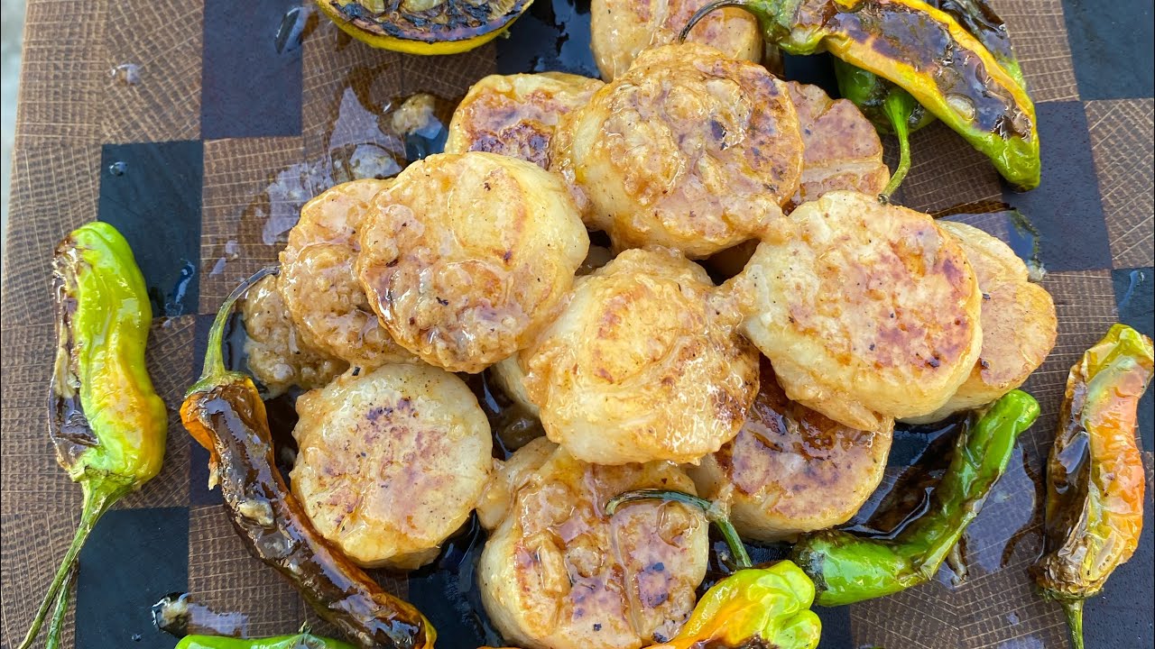 Chile limón sea scallops recipe - YouTube