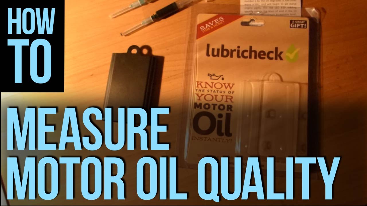 Lubricheck - how to measure motor oil quality - YouTube