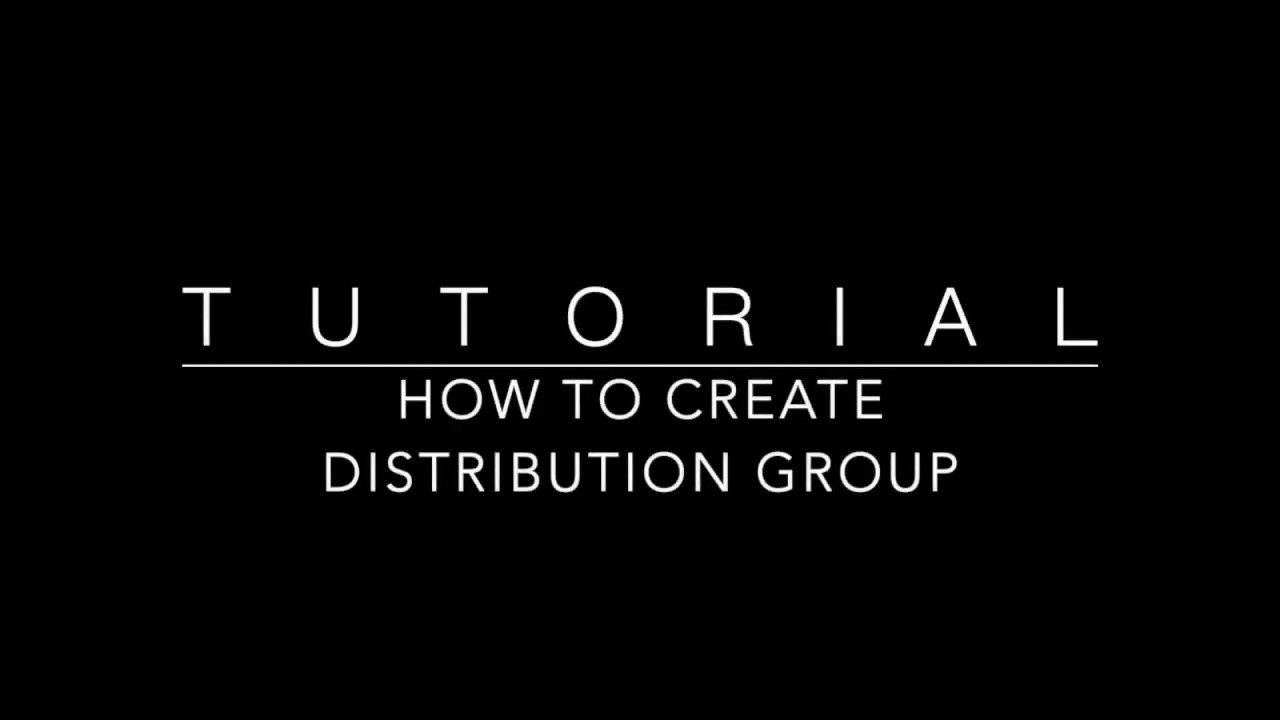 Coremail Tutorial : How to create distribution list - YouTube
