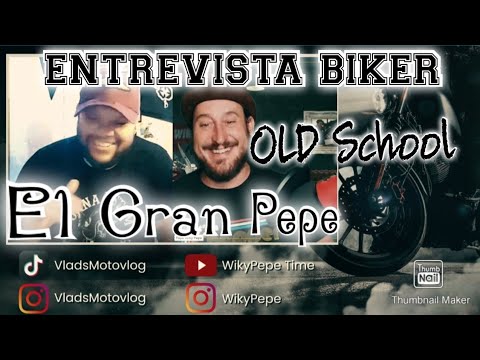 Entrevista Biker ! El Gran Pepe ( Iguana Custom ) Bikers OLD School ...