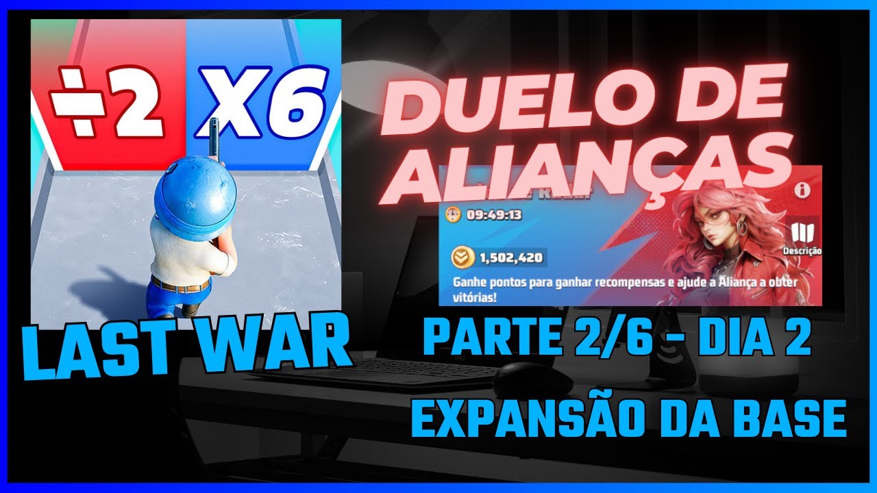 Last War: Parte 2/6 Duelo de Alianças Dia 2: Expansão da Base: VEM ...