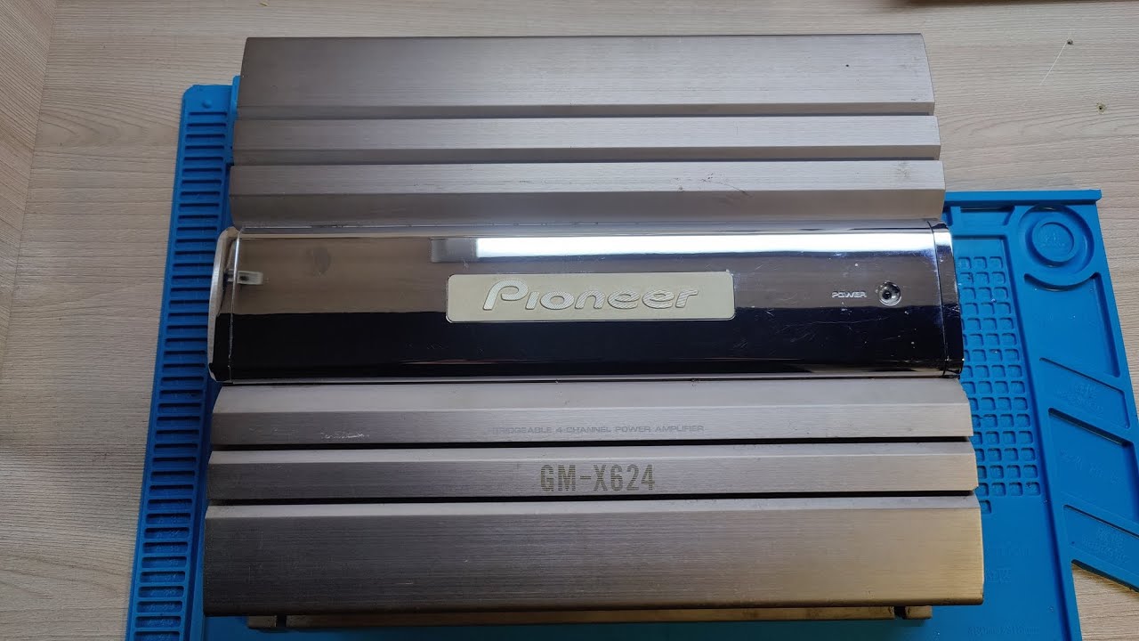 Pioneer GM-X624 замер усилителя - YouTube