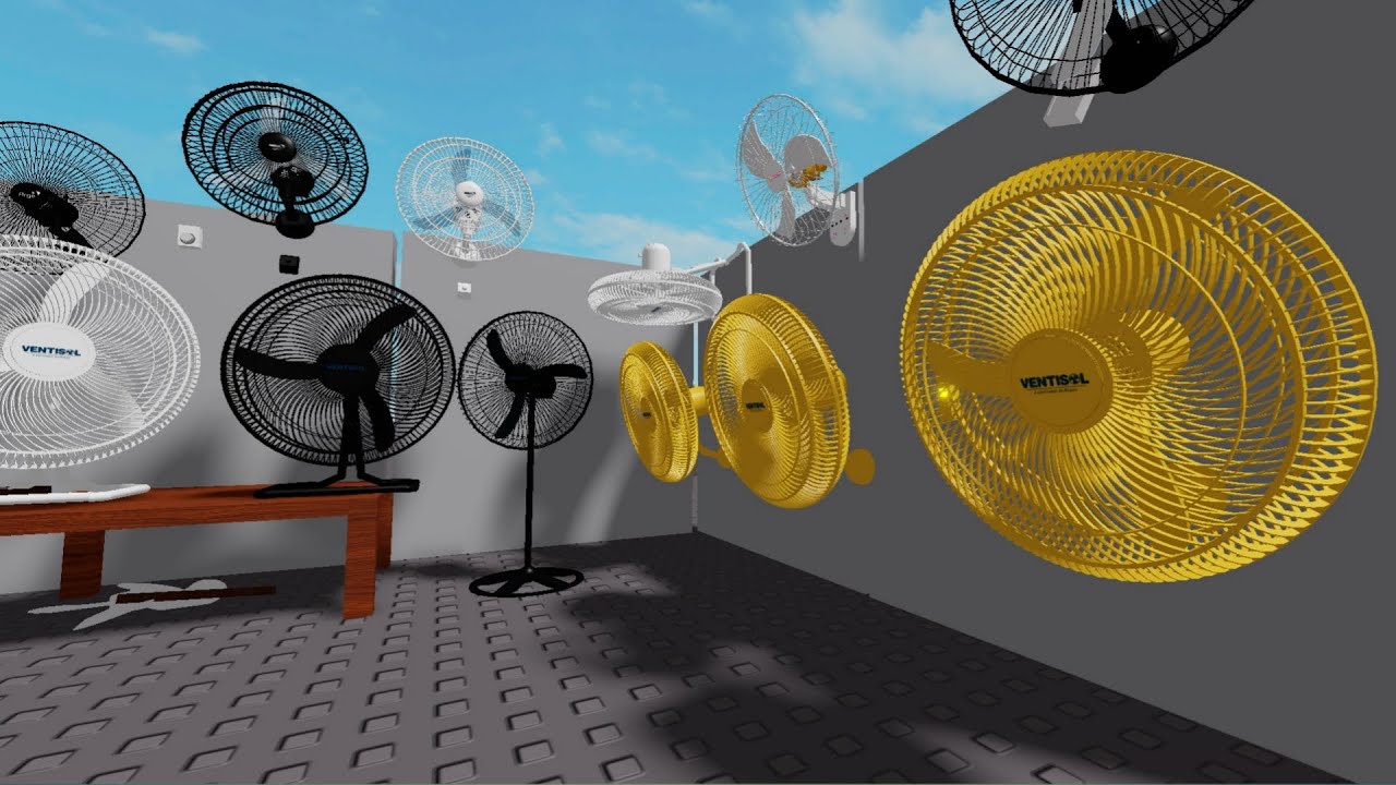 The Wall Fan Spin Around || Roblox - YouTube