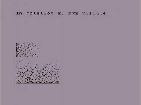 Advent of Code, Day 8, 2022 Visualized — ZX Basic on 8-bit Z80 (running on ZX Spectrum Next ...