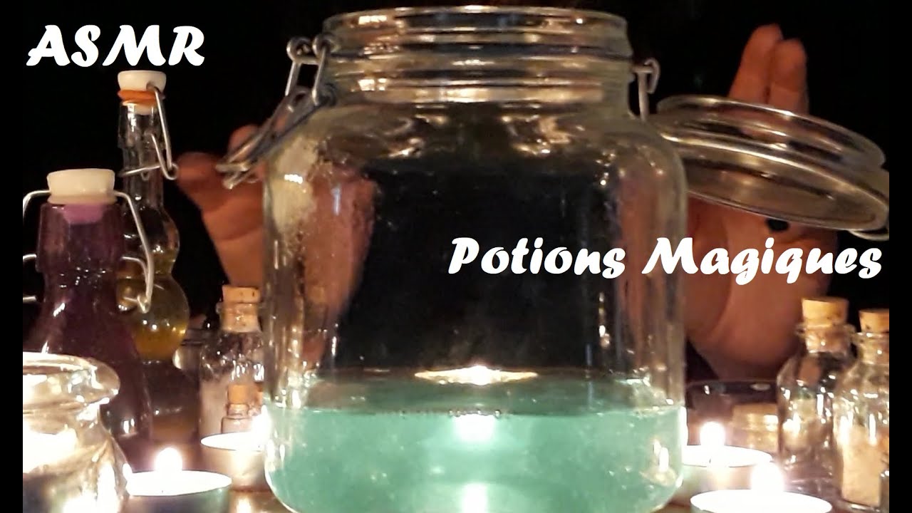 ASMR/🖤Je prépare plusieurs potions magiques 🖤 - YouTube