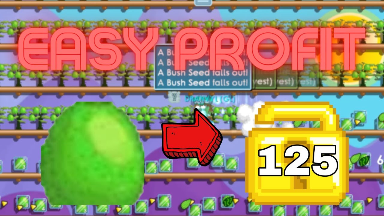 EASY Profit with BUSH!! (MUST WATCH!!) | Growtopia 2021 - YouTube