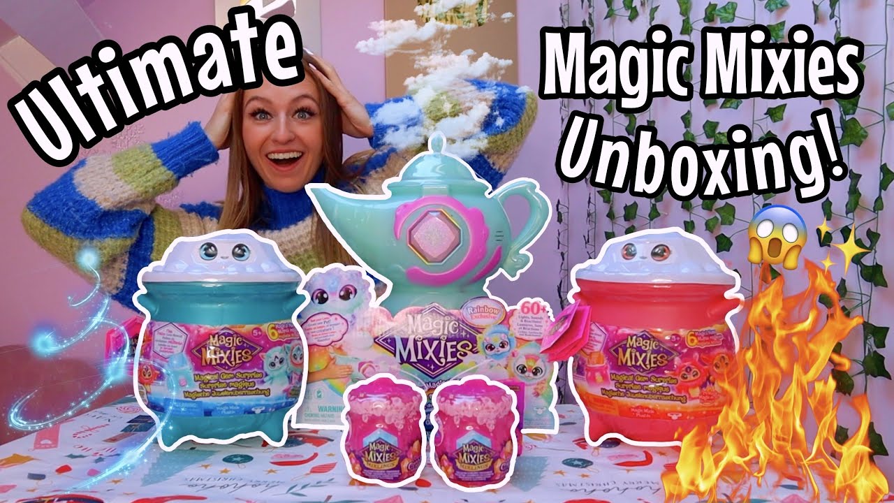 ASMR UNBOXING THE *VIRAL* MAGIC MIXIES GENIE LAMP🧞‍♂️ FIRE & ICE ...