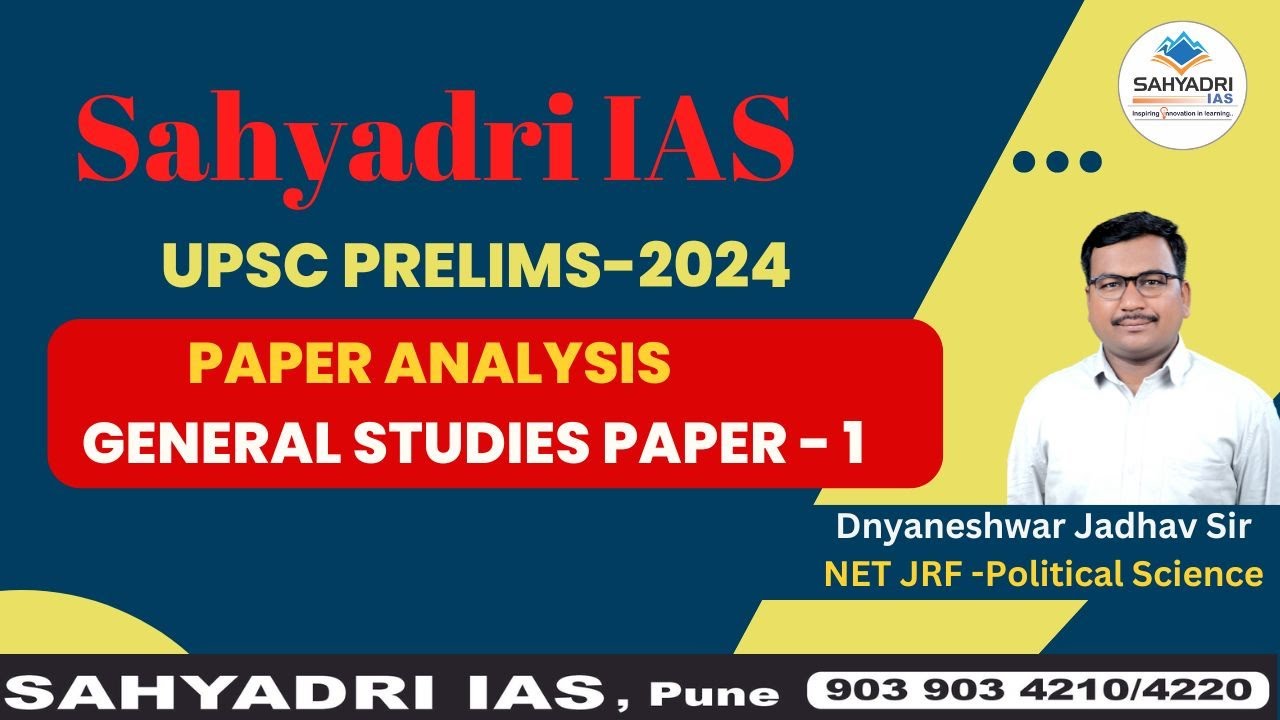 UPSC Prelims Paper Analysis | CSP 2024 General Studies Paper 1, by ...