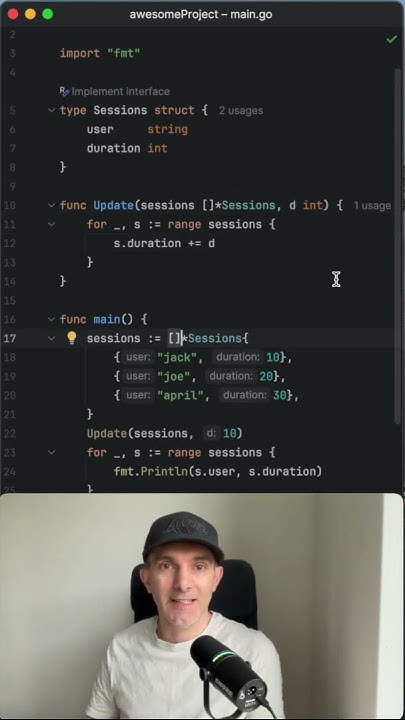 Go Pointers: Subtle Differences That Matter (Structs vs Primitives) - YouTube