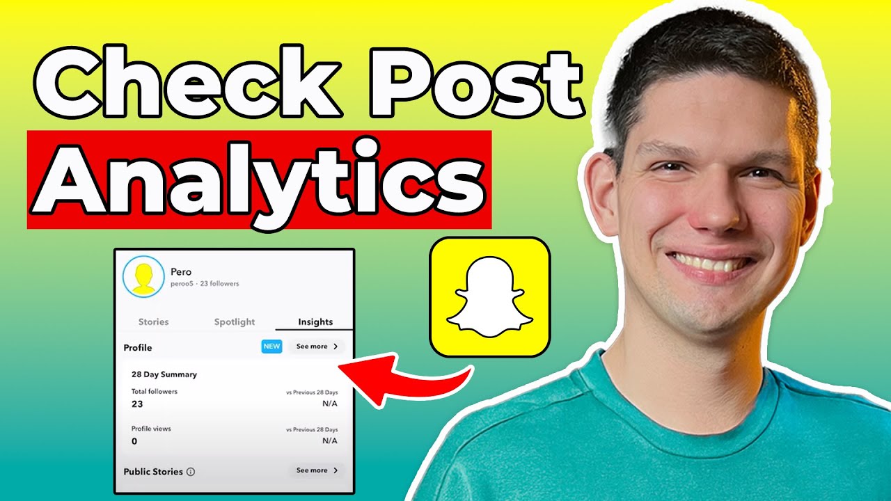 How To Check Post Analytics On Snapchat - YouTube