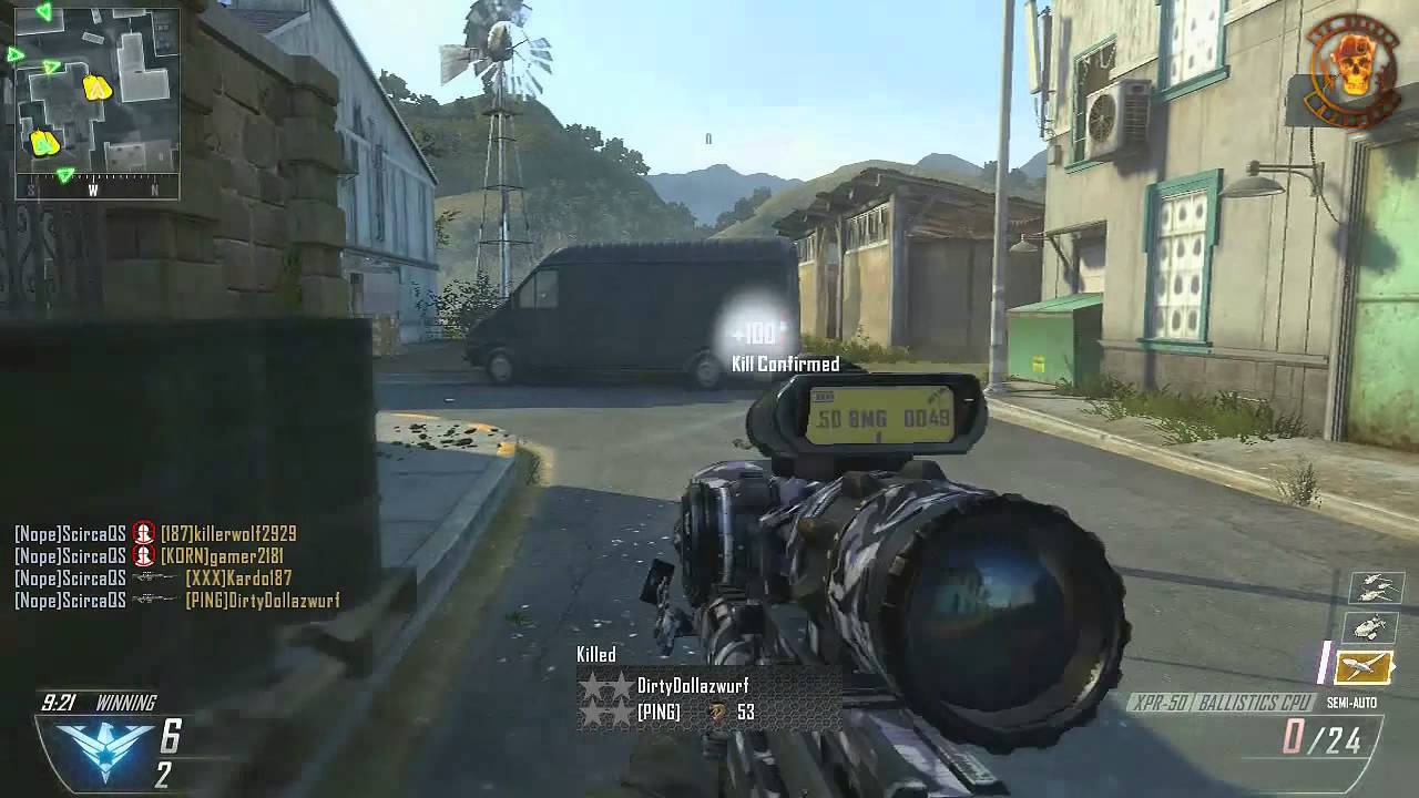 Black Ops 2 Lag Switch Sniper Returns - YouTube