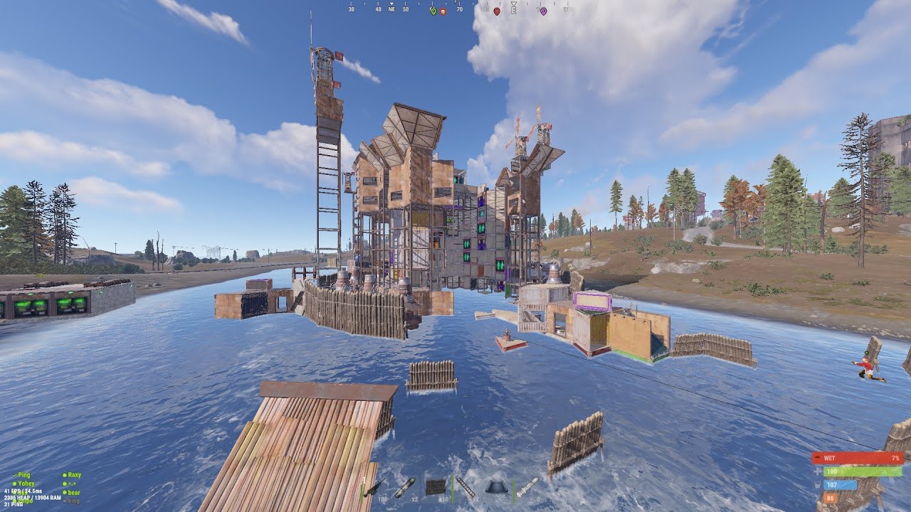 RUST でかBIG RAID 3284水産 - YouTube