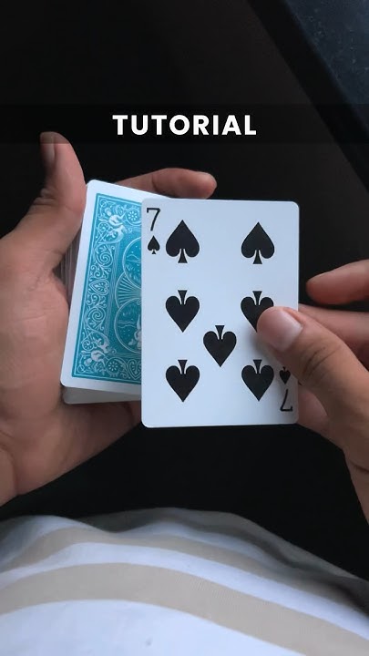 Simple way to control a card on top 😁 #shortvideos #short - YouTube