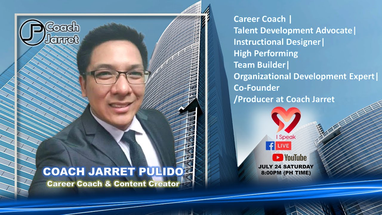 Coach Jarret Pulido | Career Coach | I Speak Talkshow E11 - YouTube