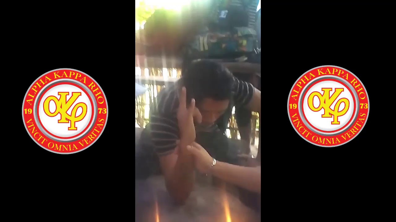 Traditional Burn Alpha kappa rho 1973 - YouTube