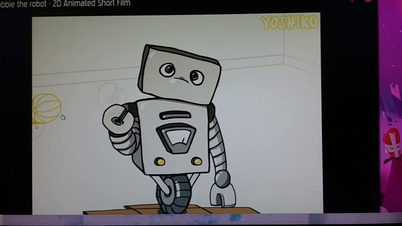 Robbie the Robot - 2D Animated Short Film - YouTube