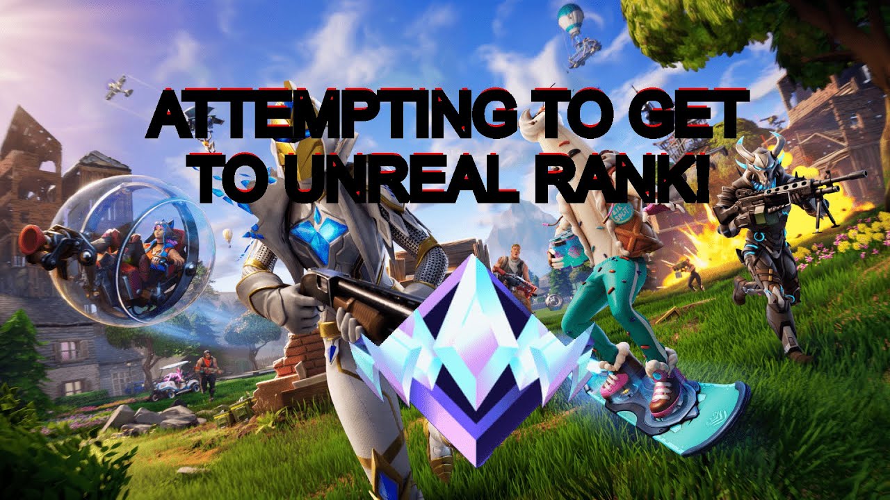 How far can I get? | Fortnite ranked journey to Unreal - YouTube