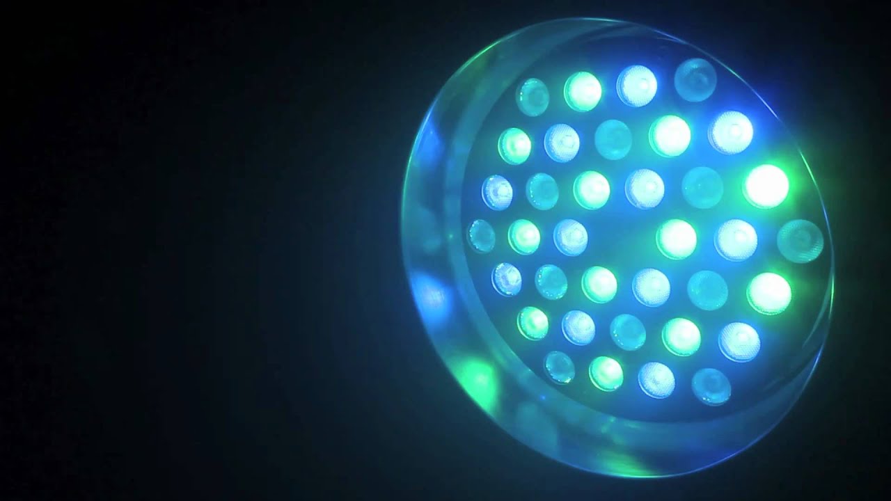 Kam LED Powercan 36w in action - YouTube