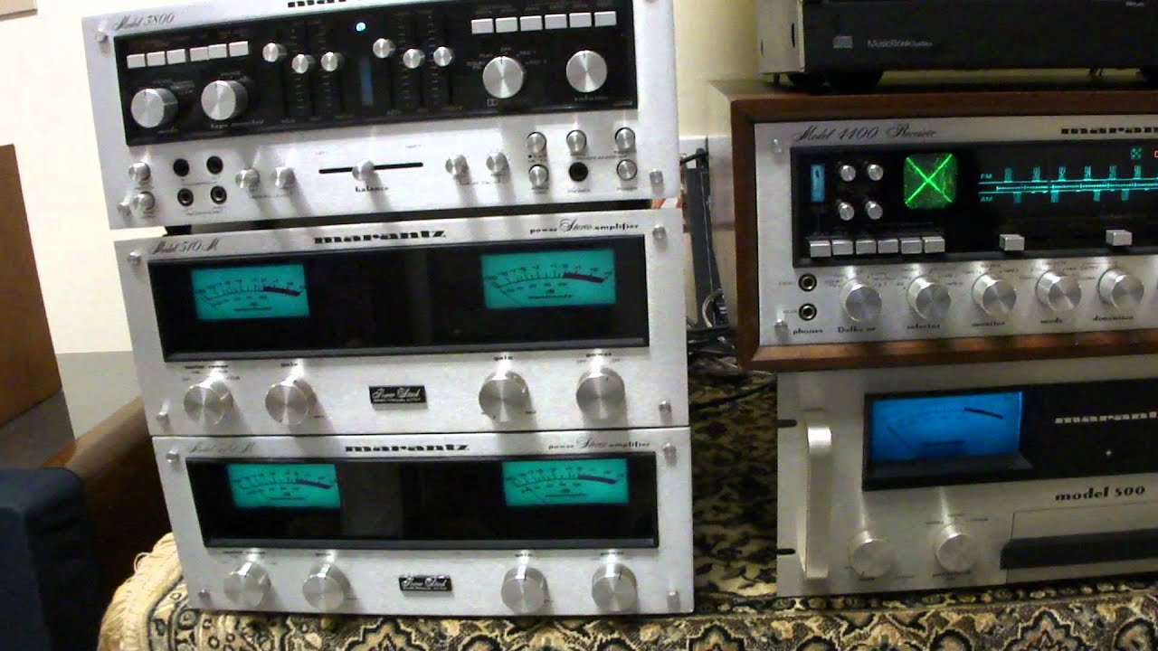 MARANTZ 510M AMPLIFIER - RARIDADEAUDIO VINTAGES - BRASIL - YouTube