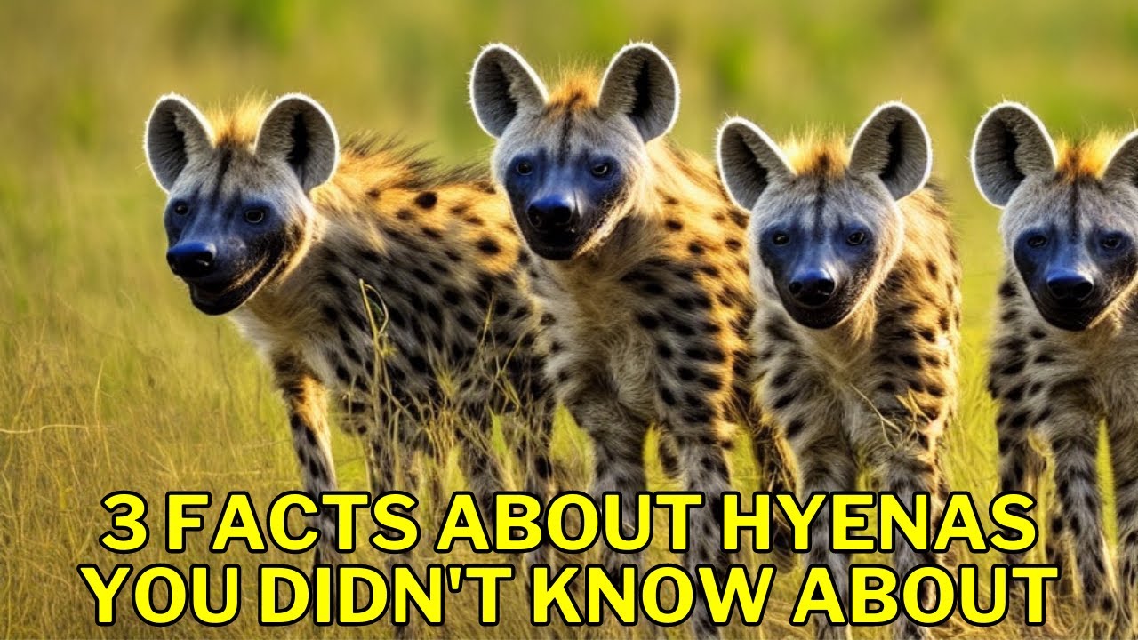 3 Facts About Hyenas You Didn't Know About - YouTube