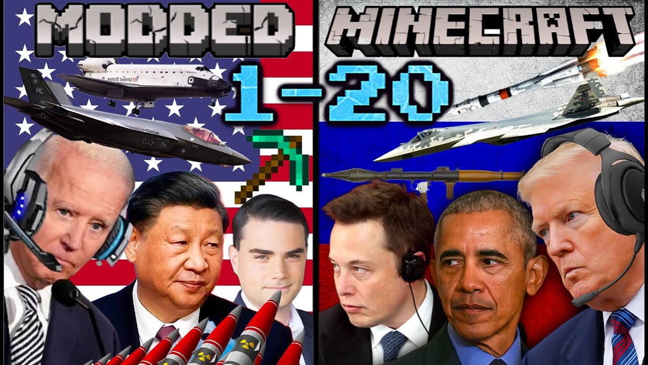 US Presidents Play Modded Minecraft 1-20 *parody* - YouTube