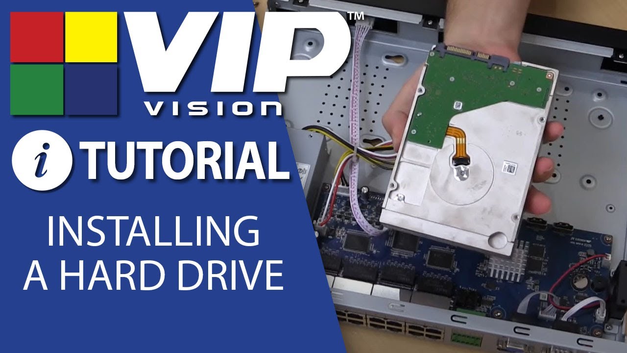 VIP Vision Tutorial: Installing a Hard Drive in a VIP Vision ...