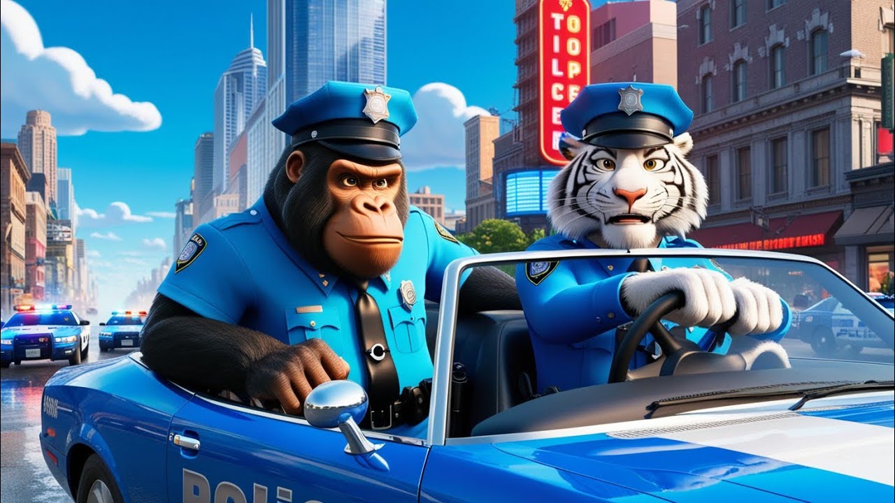WHITE TIGER POLICE ADVENTURE AND ENVIRONMENT AWARENESS | KIDS MORAL ...