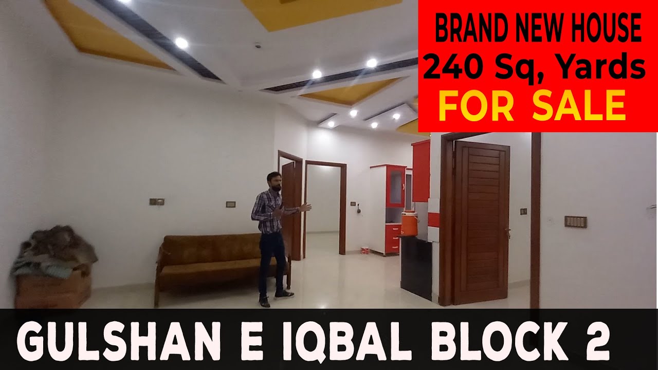 Gulshan-e-Iqbal Block 2 240 Sq. Yards House For Sale I Prime Location I ...