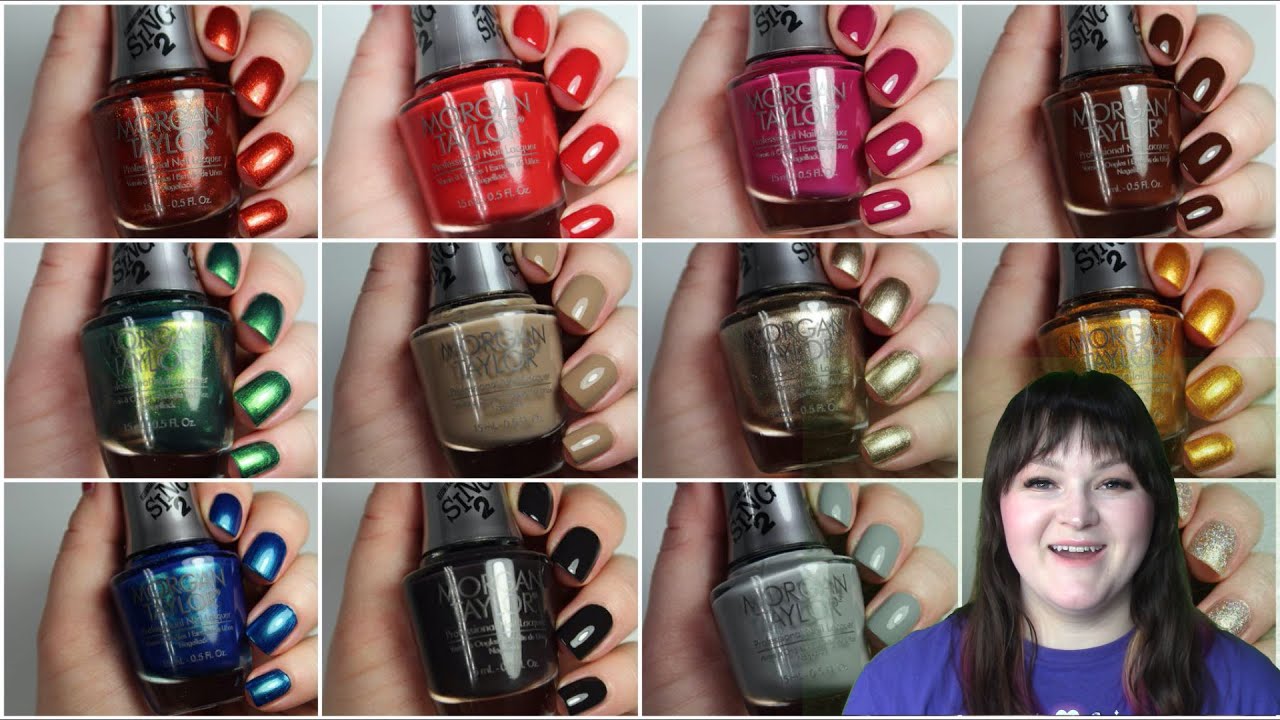 Morgan Taylor Sing 2 Collection | Live Application Review - YouTube