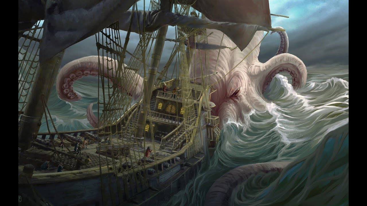 Le Kraken le monstre marin (Mythologie Nordique) - YouTube