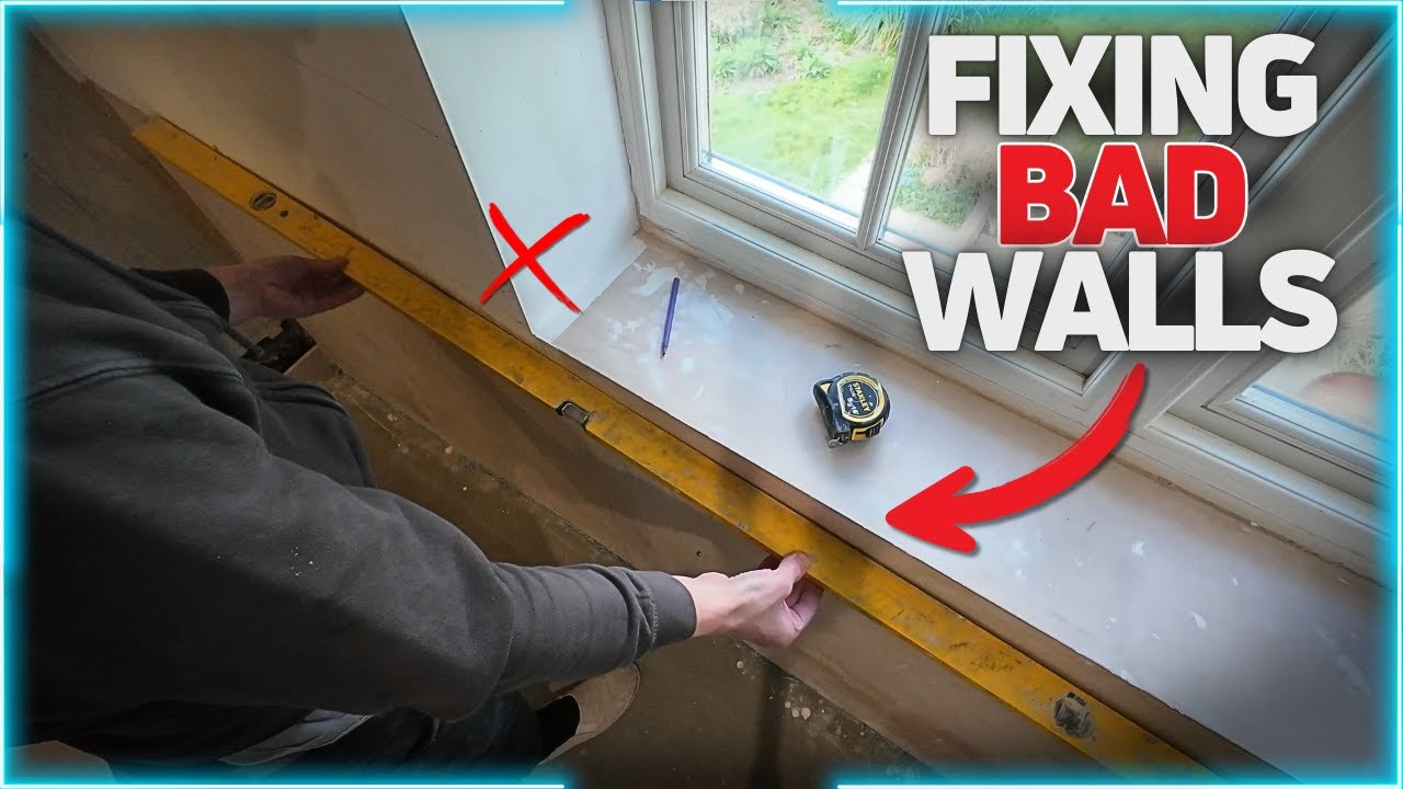 Tiling on Bad Walls? Here's How I Fix Them! - YouTube