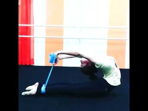 Rhythmic Gymnastic Stretching Tutorial IDAG - YouTube