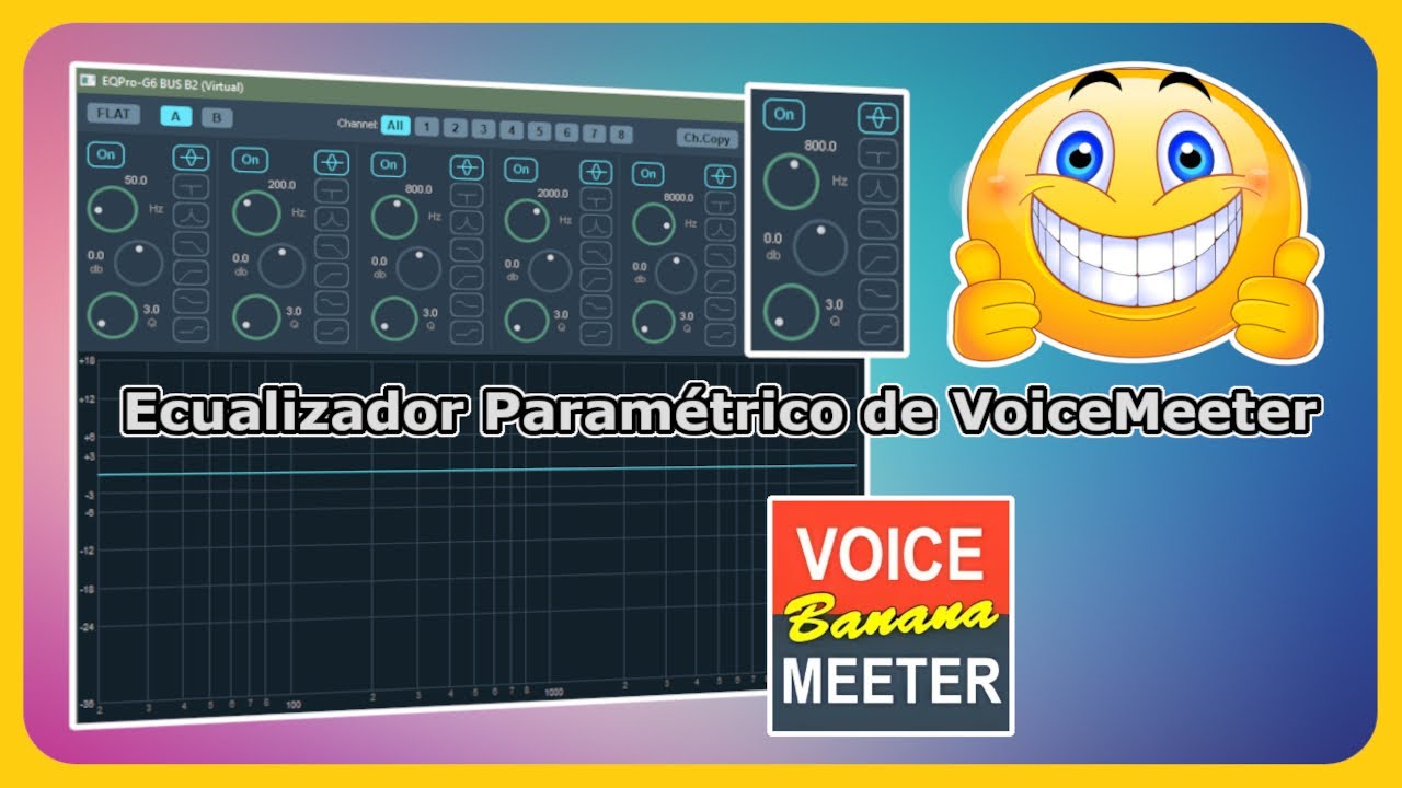 Ecualizador Paramétrico de VoiceMeeter Banana (EQ Pro G6 - Review ...