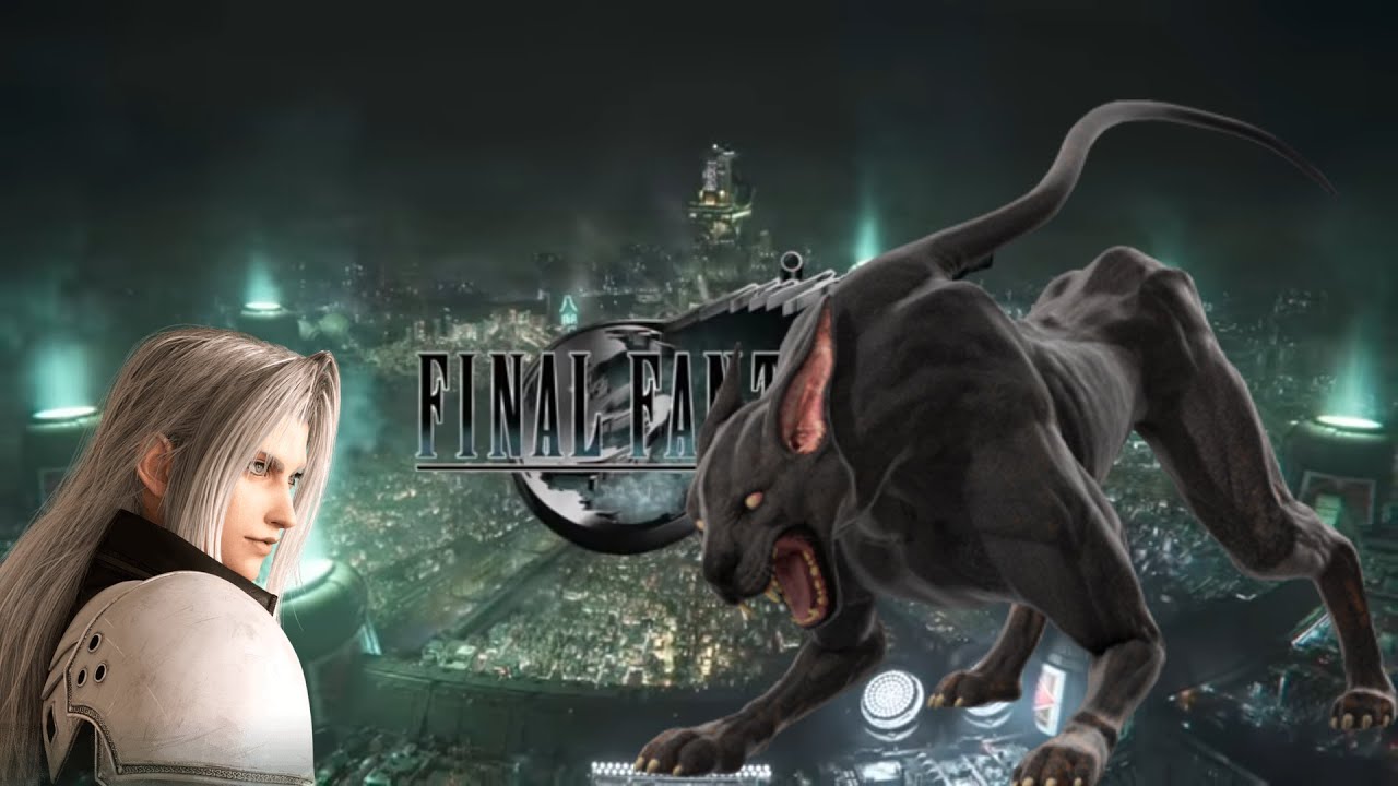 Play as Sephiroth VS Guard Hound Comparison - FF7 VS Crisis Core VS FF7 ...