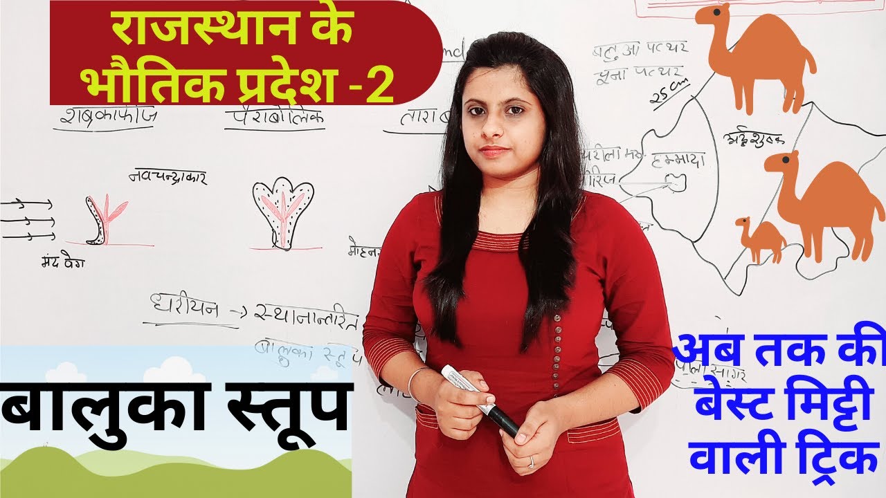 राजस्थान के भौतिक प्रदेश -2 (बालुका स्तूप by Tricks ) | राजस्थान भूगोल ...