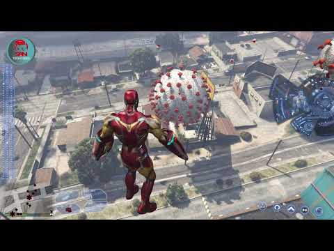 GTA5 IRON MAN VS CORONAVIRUS | GTA 5 PC GAME PLAY 4k 60 FPS | SAN TECHY GEEK