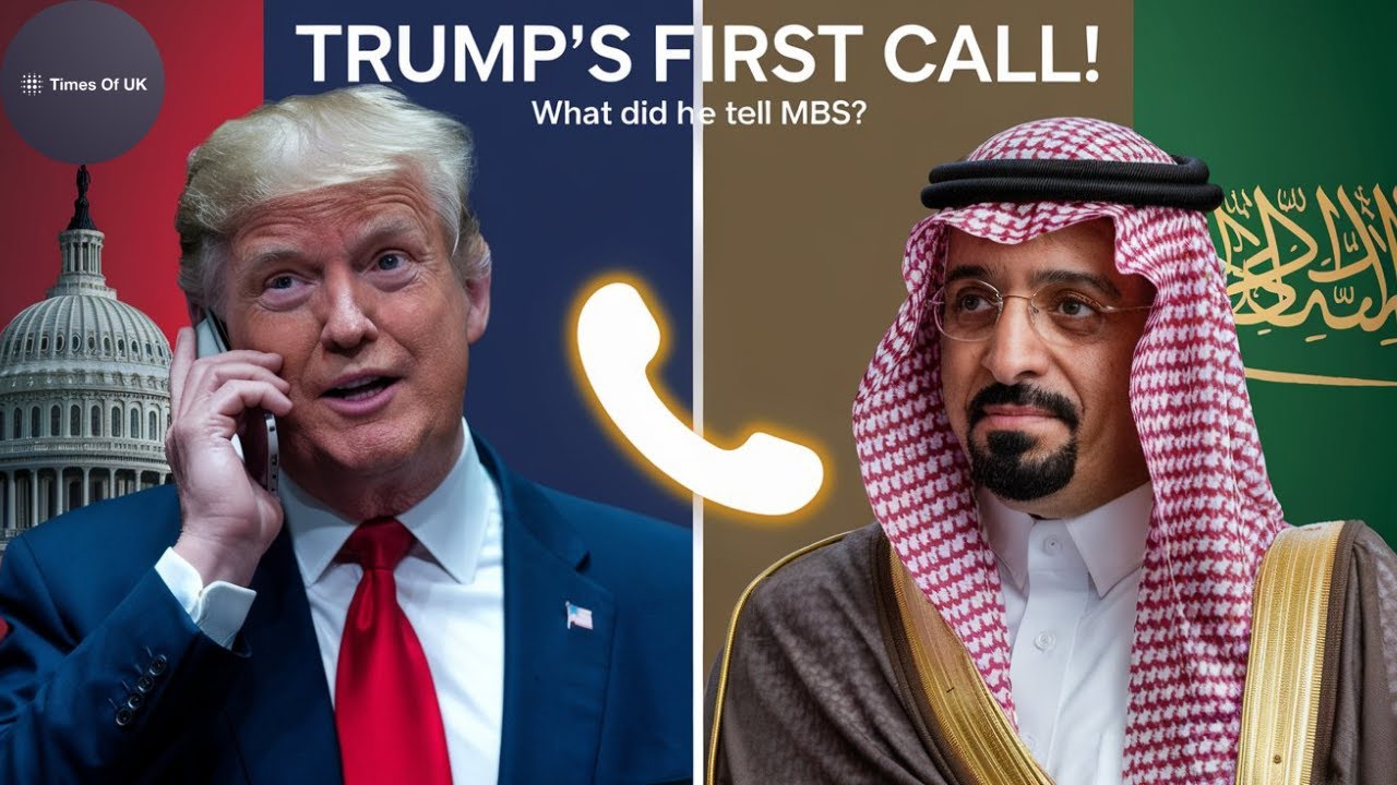 Trump Calls MBS in First Phone Conversation as POTUS - YouTube