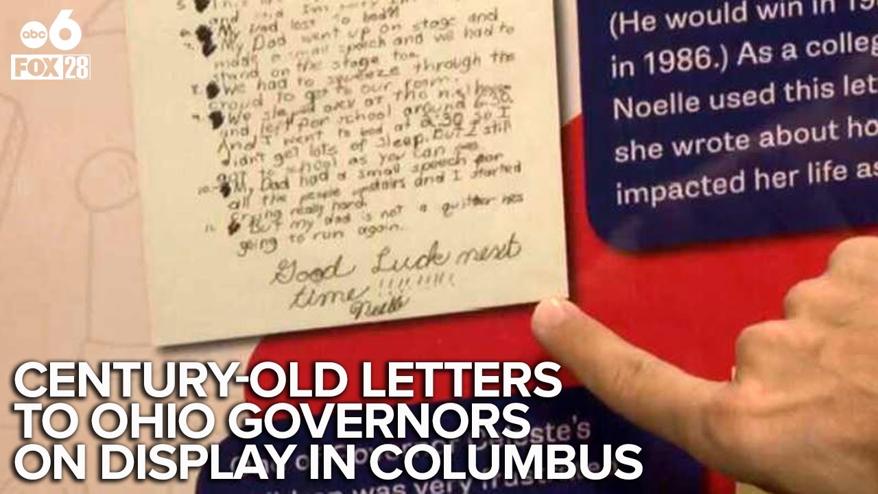 New exhibit: Letters written to governors at Ohio History Connection ...