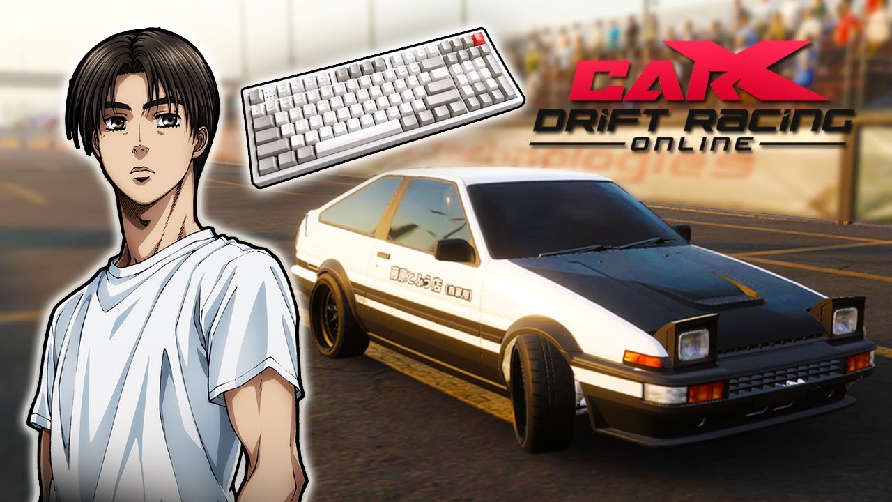 Keyboard Drifting on Car X Drift | Toyota Ae86 Trueno - Initial D - YouTube