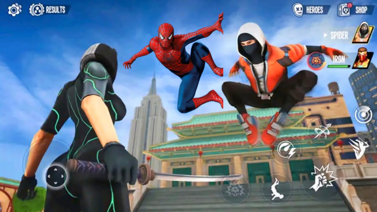 Spider Fighter 3 Action Game || Spider Man Fight Game #2 - Android ...