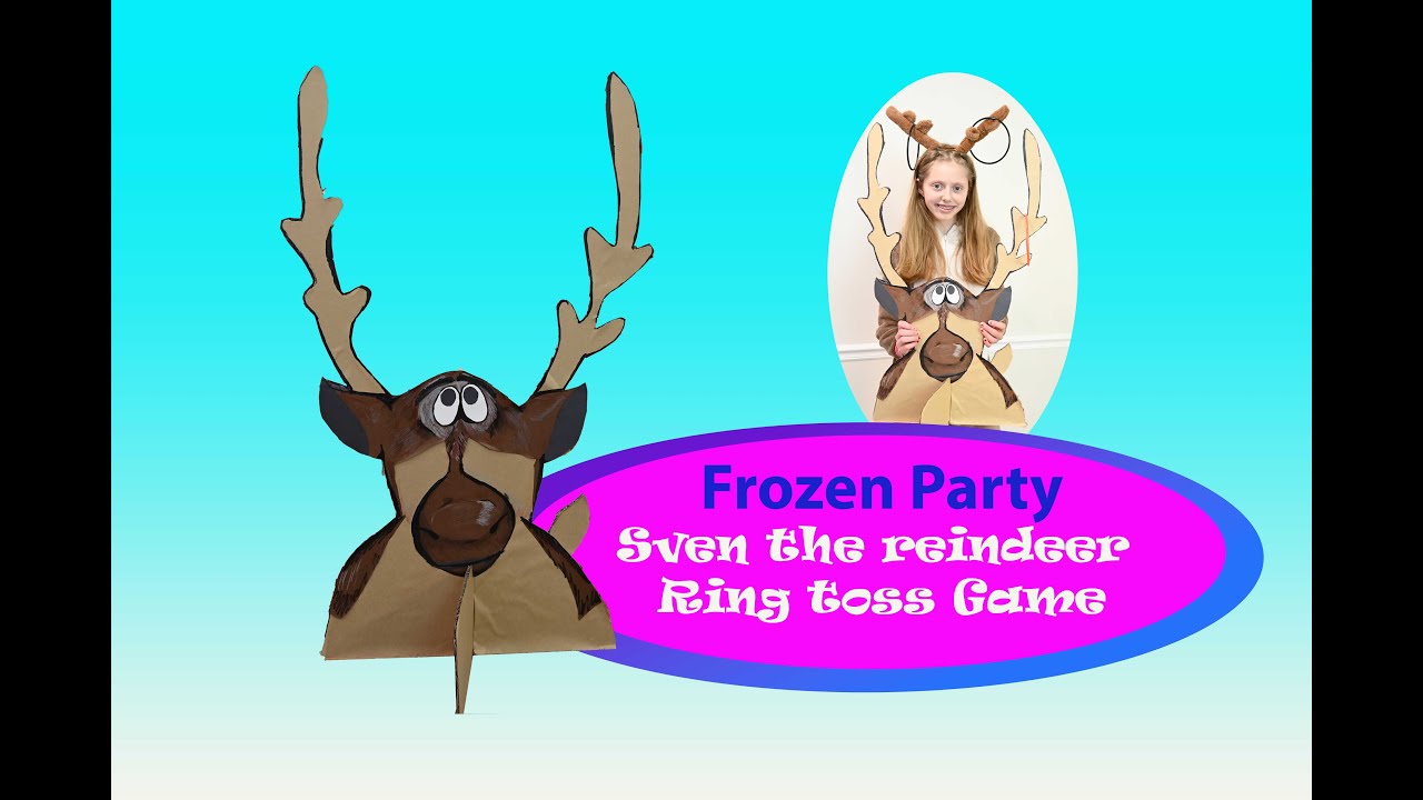 Frozen Birthday Sven Ring Toss Game - YouTube