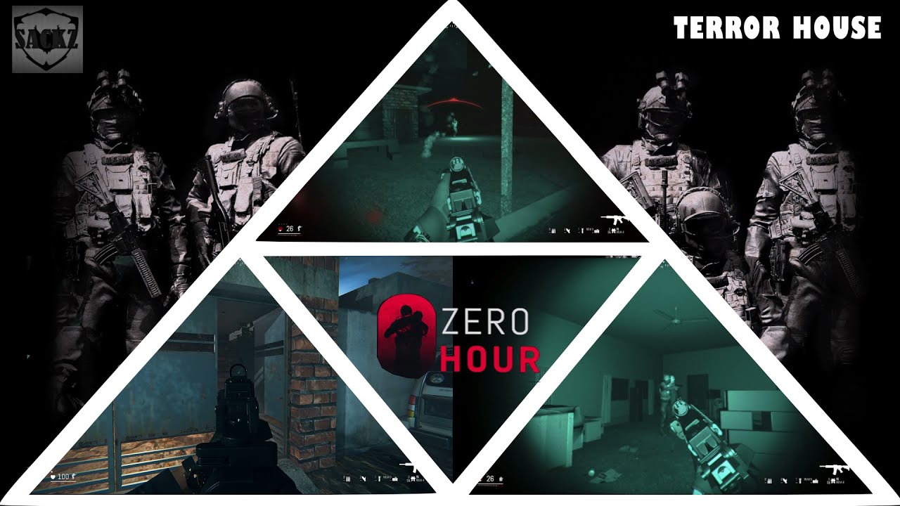 Zero Hour 100% TERROR HOUSE- REGULAR 1HP casi la cago - YouTube