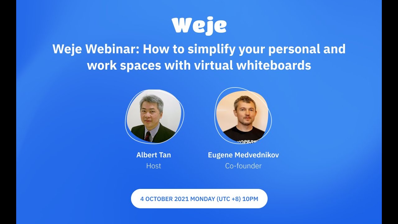 Weje.io (Review) Webinar: How To Simplify Your Personal And Work Spaces ...