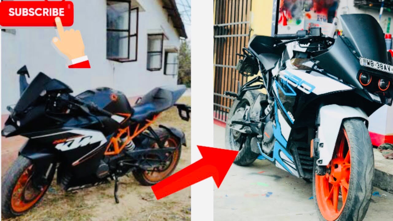KTM RC 200 MODIFY TO KTM RC 390 /// Modify Sarkar Verities - YouTube