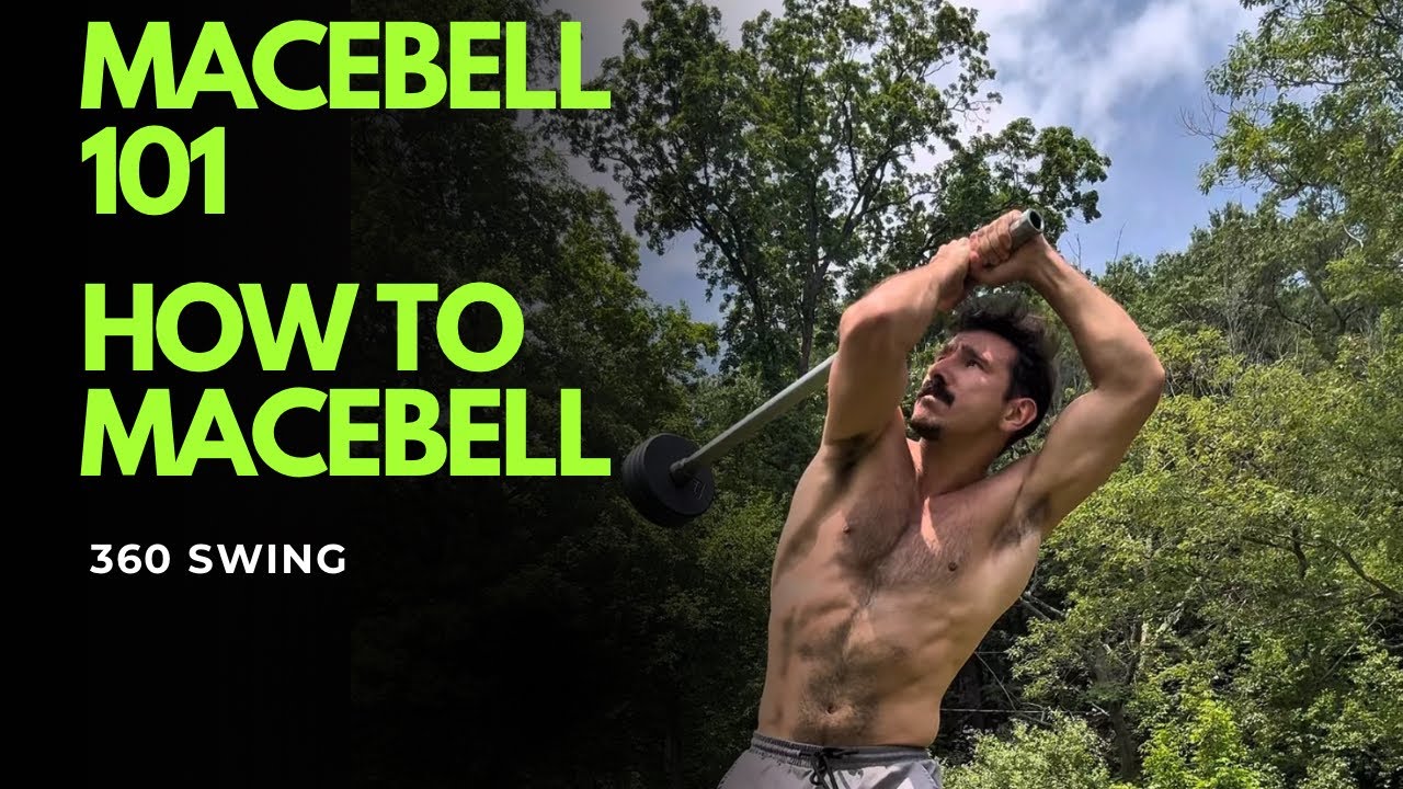How to macebell 360 swing - YouTube